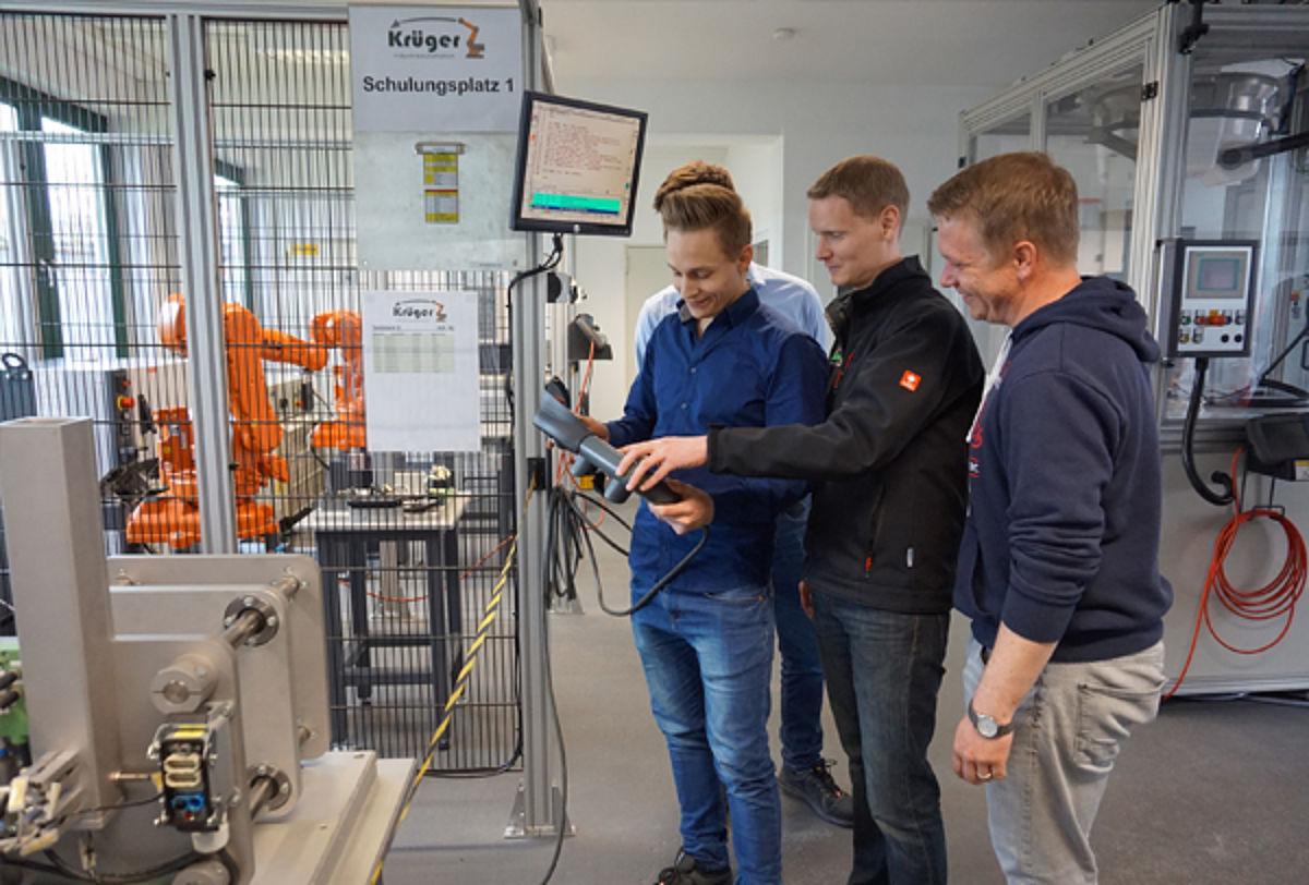 Robot training Krüger Employee training